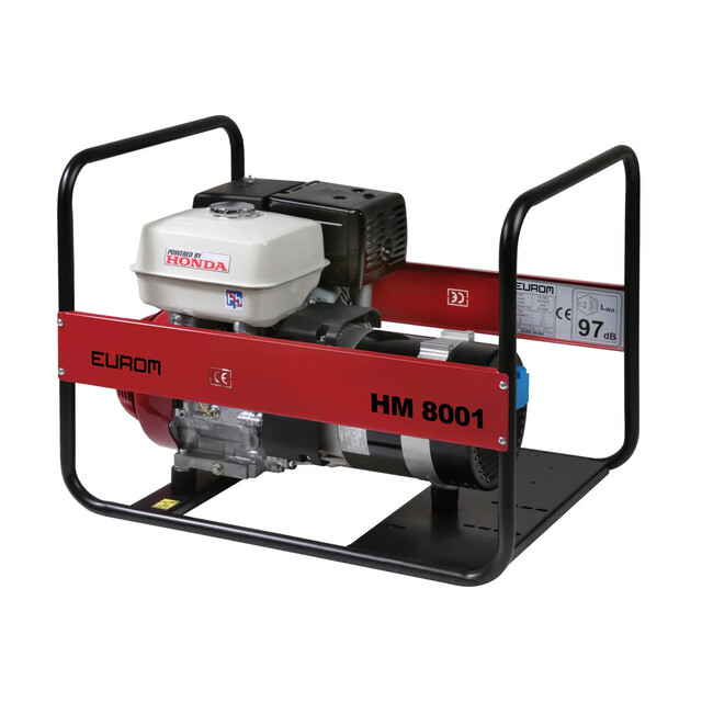 Eurom HM8001 Benzine Aggregaat - 8,7 kW - De Boer