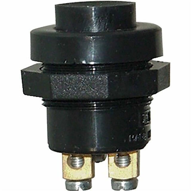 Drukschakelaar D.22,2mm 12V-5A - De Boer