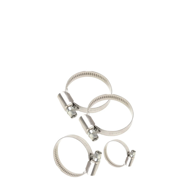 RVS slangklem W4 12 mm 32-50 MM - De Boer