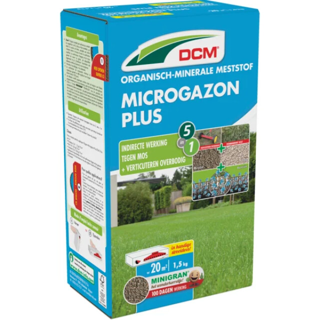 Dcm Meststof Microgazon Plus 1,5 Kg - De Boer